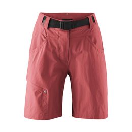 Gonso Damen Fahrradhose "Mira Basic", lila, Gr. 40, 90% Polyamid, 10% Elastan, Hosen, kurze Damen Radhose mit Sitzpolster, wasserabweisend, inkl.