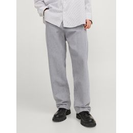 Jack & Jones JACK & JONES Herren Relax-fit-Jeans "JJIALEX mit cleanem Look und Taschenvielfalt", grau, Gr. 28, Abriebeffekte, Denim/Jeans, Obermaterial: 100%