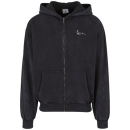 Karl Kani Damen Sweatjacke "Karl Kani Unisex", schwarz, Gr. XXS, 80% Baumwolle, 20% Polyester, Sweatjacken