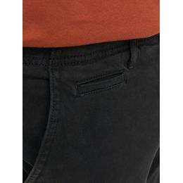 Jack & Jones JACK & JONES Herren Chinos "JPSTACE JJHARLOW CHINO NOOS", schwarz, Gr. 29, unifarben, Web, Obermaterial: 98% Baumwolle, 2% Elasthan, Hosen