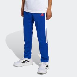 M&auml;dchen Sporthose "HOUSE OF TIRO KIDS", wei&szlig;, Gr. 176, adidas Sportswear, Obermaterial: 70% Polyester, 30% Baumwolle, Hosen