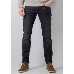 Herren Regular-fit-Jeans "RUSSEL", schwarz, Gr. 30, PETROL INDUSTRIES, Denim/Jeans, Obermaterial: 86% Baumwolle, 12% Polyester, 2% Elasthan, Jeans,