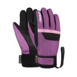 Reusch M&auml;dchen Skihandschuhe "Bolt SC GORE-TEX Junior", lila, Gr. 5,5, mehrfarbig, 90% Polyester, 10% Lederimitat, Handschuhe, warm, wasserdicht und