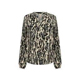 soyaconcept Damen Blusentop "Soya Concept Shirt SC-IONA 1", schwarz-wei&szlig;, Gr. S, Obermaterial: 100% Viskose, Blusen