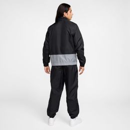 Nike Sportswear Herren Trainingsanzug "M NK CLUB WVN TRK SUIT"schwarz, smoke, Gr. L, Obermaterial: 100% Nylon, Sportanz&uuml;ge, 2-teiliges Set, aus
