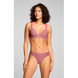 Puma Damen Slip "Puma WOMEN MICROFIBER BRIEFS 2P", Gr. Mdusty pink, Microfaser, Obermaterial: 70% Polyamid, 30% Elasthan, Unterhosen, im Mid-Rise