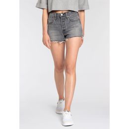 Levi's LEVI'S Damen Shorts "501 ORIGINAL SHORT", schwarz, Gr. 32, Web, Obermaterial: 99% Baumwolle, 1% Elasthan, Hosen, Sommerhose 501 Collection