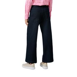 Damen Weite Jeansblau, Gr. 34, s.Oliver BLACK LABEL, unifarben, Denim/Jeans, Obermaterial: 52% Viskose, 28% Baumwolle, 19% Polyester, 1% Elasthan,