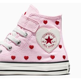 Converse M&auml;dchen Sneaker "CHUCK TAYLOR ALL STAR HEARTS & ROS", Gr. 33, rosa, Textil, Schuhe