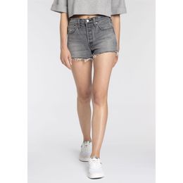 Levi's LEVI'S Damen Shorts "501 ORIGINAL SHORT", schwarz, Gr. 28, Web, Obermaterial: 99% Baumwolle, 1% Elasthan, Hosen, Sommerhose 501 Collection