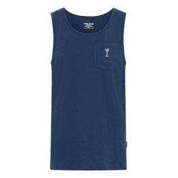 Blend Herren Longtop "Rundhalsshirt BHGorma", blau, Gr. XL, Obermaterial: 100% Baumwolle CO., Tops