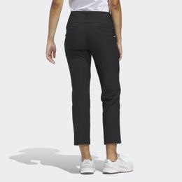 Damen Chinohose "ULTIMATE365+ ANKLE PANTS", schwarz, Gr. M, adidas Performance, Obermaterial: 90% Polyester, 10% Elasthan, Hosen