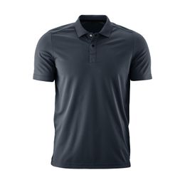 Gonso Herren Radtrikot "Essential Poloshirt M", blau, Gr. 5XL, 100% Polyester, Trikots, Herren Fahrradtrikot kurzarm, elastisches und atmungsaktives