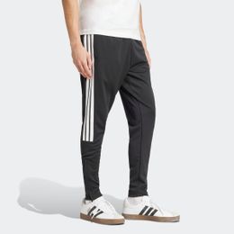 Sporthose adidas Sportswear "TIRO WORDMARK", Damen, Gr. S, N-Gr, schwarz, wei&szlig;, normal, gr., Obermaterial: 100% Polyester, Hosen Sporthose