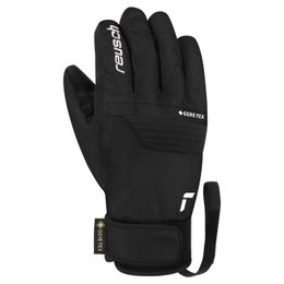Reusch M&auml;dchen Skihandschuhe "Bolt SC GORE-TEX Junior", schwarz, Gr. 5, mehrfarbig, 90% Polyester, 10% Lederimitat, Handschuhe, warm, wasserdicht und