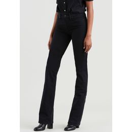 Levi's LEVI'S Damen Bootcut-Jeans "315 Shaping Boot", schwarz, Gr. 32, unifarben, Denim/Jeans, Obermaterial: 78% Baumwolle, 21% Polyester, 1% Elasthan, Jeans