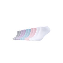 s.Oliver Damen Sneakersocken "Sneakersocken 10er Pack", Gr. 39, rosa, 68% Baumwolle, 29% Polyester, 3% Elasthan, uni, Socken