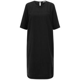 Knowledge Cotton Apparel Damenkleid Lyocell-Leinen L Schwarz