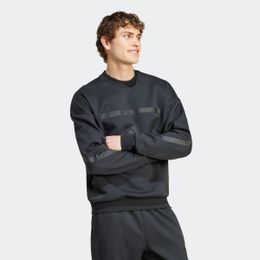 Herren Sweatshirt "M Z.N.E. CRW", schwarz, Gr. L, adidas Sportswear, Obermaterial: 57% Polyester, 43% Baumwolle, Sweatshirts
