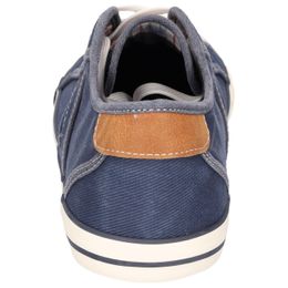 Lerros Herren Sneaker, Gr. 48, blau, Textil, kontrastfarbene Details, Schuhe, Freizeitsneaker, Halbschuh in l&auml;ssiger Optik
