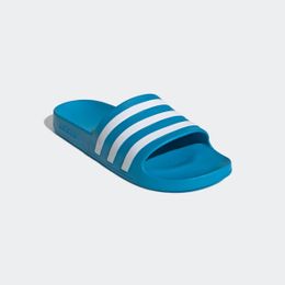 Damen Badesandale "AQUA ADILETTE", adidas Sportswear, Gr. 42, blau, Synthetik, Schuhe