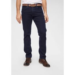 Wrangler Damen Stretch-Jeans "Greensboro", blau, Gr. 38, Denim/Jeans, Obermaterial: 74% Baumwolle, 26% Elastomultiester, Jeans, Regular Straight fit