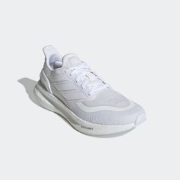 Herren Laufschuh "PUREBOOST 5", adidas Performance, Gr. 42, wei&szlig;, Synthetik, Textil, Schuhe