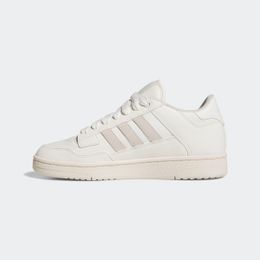 Damen Sneaker "RAPID COURT LOW", adidas Sportswear, Gr. 40, wei&szlig;, Leder, Synthetik, Schuhe