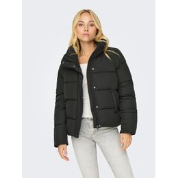 Only Damen Steppjacke "ONLNEWCOOL PUFFER JACKET OTW NOOS", schwarz, Gr. XL, unifarben, Web, Obermaterial: 100% Polyester, Jacken, Kunstfaser