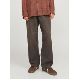 Jack & Jones JACK & JONES Herren Relax-fit-Jeans "JJIRON JJORIGINAL AKM NOOS", schwarz, Gr. 31, Abriebeffekte, Denim/Jeans, Obermaterial: 100% Baumwolle, Jeans