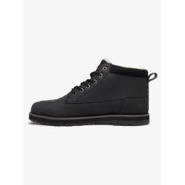 Quiksilver Herren Winterboots "Mission V", Gr. 6, schwarz, Obermaterial: Leder / Futter: Textil / Au&szlig;ensohle: Gummi., Schuhe