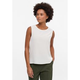 Eterna Damen Blusentop "REGULAR FIT", wei&szlig;, Gr. 34, 100% Seide, Blusen