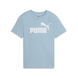 Puma M&auml;dchen T-Shirt "ESS No. 1 Logo T-Shirt M&auml;dchen"seafoam blau, Gr. 176, Obermaterial: 100% Baumwolle; Kragen: 30% Polyester, 70% Baumwolle, Shirts