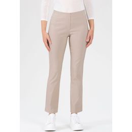 Stehmann Damen Stretch-Hose "INA", wei&szlig;, Gr. 52, unifarben, Web, Obermaterial: 72% Viskose, 25% Polyamid, 3% Elasthan, Hosen, mit Stretch