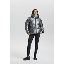 Luhta Damen Steppjacke "Luhta EISEBERG", silber, Gr. 42, Obermaterial: 90% Polyamid, 10% Elasthan, Jacken, sportlicher Stil, f&uuml;r Sportmode und