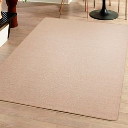 Teppich ANDIAMO, B:100cm H:5mm L:150cm, beige, Kunstfaser, Wohnzimmer, Teppiche, "Luton, Made in Germany", melierte Optik, auch als L&auml;ufer,