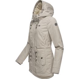 Ragwear Damen Winterjacke "Monadis Black Label", grau, Gr. XXL, Au&szlig;enmaterial: 65% Polyester, 35% Baumwolle. Innenfutter: 100% Polyester. Wattierung: