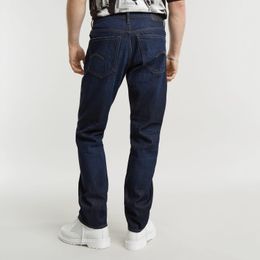 G-Star Raw G-STAR Herren Straight-Jeans "Mosa Straight", blau, Gr. 32, Denim/Jeans, Obermaterial: 99% Baumwolle, 1% Elasthan, Jeans, mit hellen N&auml;hten