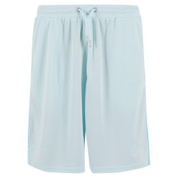 Karl Kani Herren Shorts "Karl Kani Signature Tape Mesh Shorts"lightaqua, Gr. L, unifarben, 100% Polyester, Hosen