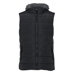 11 Project Herren Kurzweste "Kurzweste PREbbe", schwarz, Gr. L, Obermaterial: 100% Polyester PES., Westen