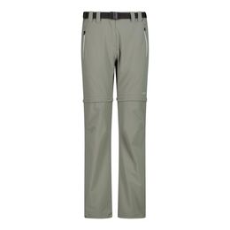 CMP Damen Zip-off-Hoseavocado, Gr. 38, Obermaterial: 89% Polyester, 11% Elasthan, Hosen, Elastisch & Schnell trocknend & Atmungsaktiv