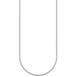 Firetti Damen Collierkettchen "Schmuck Geschenk Silber 925 Rundankerkettengl. in mehreren Breiten", 90, Silber 925 (Sterlingsilber), B: 2,4mm,