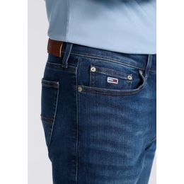 Tommy Jeans Herren Slim-fit-Jeans "Austin Slim Tapered", blau, Gr. 32, Denim/Jeans, Obermaterial: 92% Baumwolle, 6% Polyester, 2% Elasthan, Jeans,