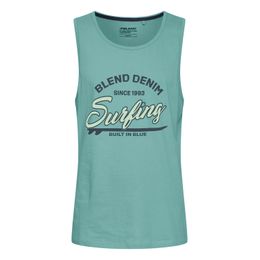 Blend Herren Longtop "Tanktop BHLingo", blau, Gr. XL, Obermaterial: 100% Baumwolle CO., Tops