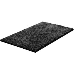 Badematte Grund, H:27mm, grau, Polyester, Badematten, "Mirage", besonders dichter Flor, Badematte in Melange-Optik