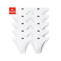 H.I.S. H.I.S Herren Slip "Herren Minislip", Gr. 6, wei&szlig;, Jersey, Obermaterial: 95% Baumwolle, 5% Elasthan, unifarben, Unterhosen, in Baumwoll-Mix