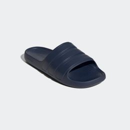 Damen Badesandale "FLOW ADILETTE", adidas Sportswear, Gr. 37, blau, Synthetik, Schuhe, Badelatschen