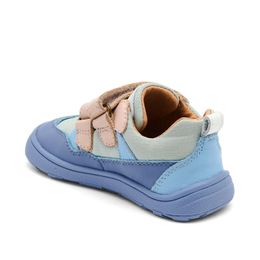 bisgaard Jungen Barfu&szlig;schuh "barefoot elroy", Gr. 28blau, Leder, Textil, Schuhe, Klettschuh mit flexibler Sohle, Gr&ouml;&szlig;enschablone zum Download