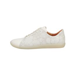 Think! THINK Damen Schn&uuml;rschuh "Think Sneaker Leder", Gr. 42,5wei&szlig;, wei&szlig;, Leder, Schuhe