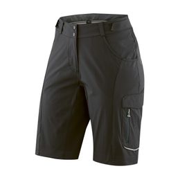 Gonso Damen Fahrradhose "Garni", schwarz, Gr. 48, 90% Polyamid, 10% Elastan, Hosen, Strapazierf&auml;hig und formstabil